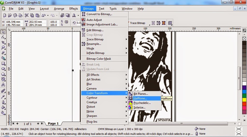 Desain gambar raster dengan CorelDraw - Portal of Art Design Creativity
