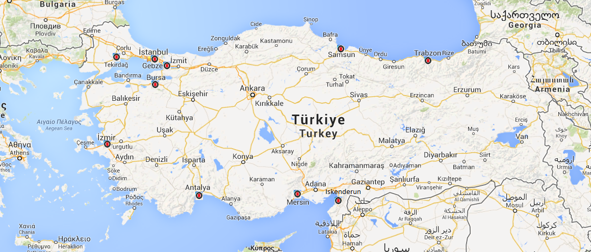 SHIPPING GUIDE: CONTAINER TERMINALS IN TURKEY
