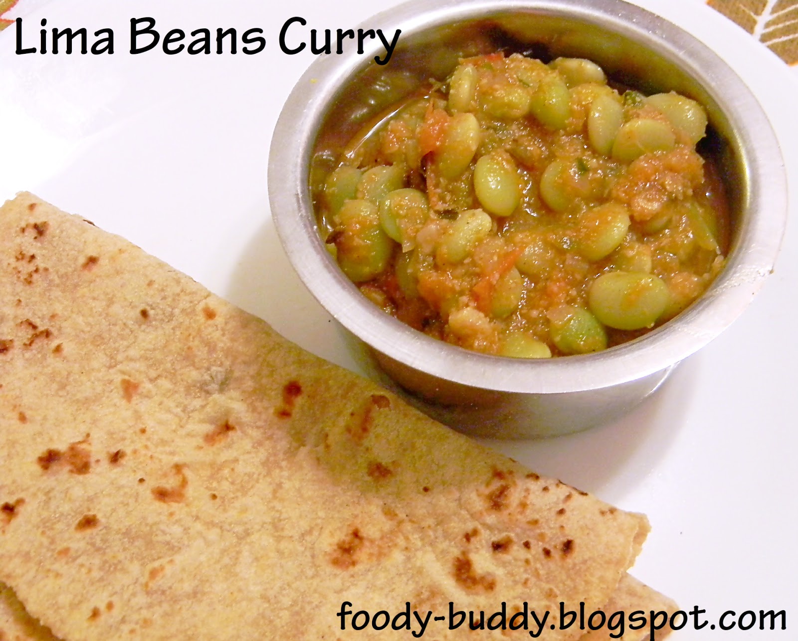 Foody - Buddy: Baby Lima Beans Curry