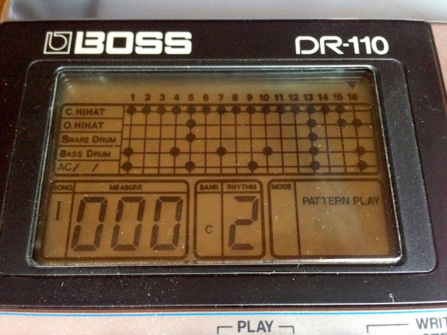MATRIXSYNTH: Boss DR-110 Dr. Rhythm Graphic Drum Machine with Original Case