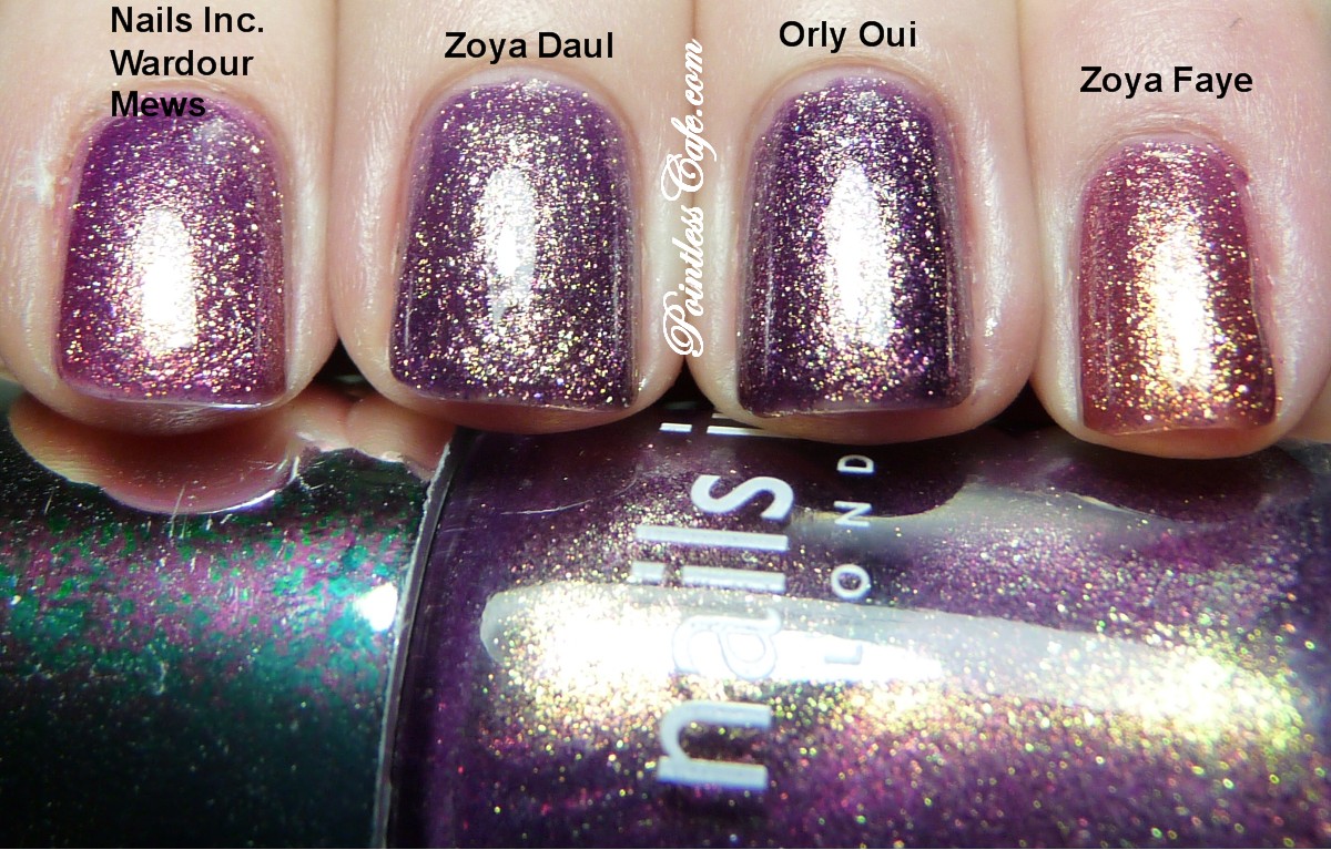 Comparison Request: Nails Inc. Wardour Mews, Zoya Daul and Orly Oui ...