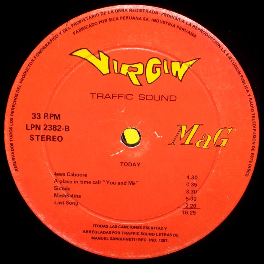 Rock Peruano (Imágenes): Traffic Sound (1968)