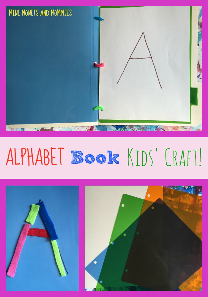 Mini Monets and Mommies: Alphabet Book-Making Kids' Craft