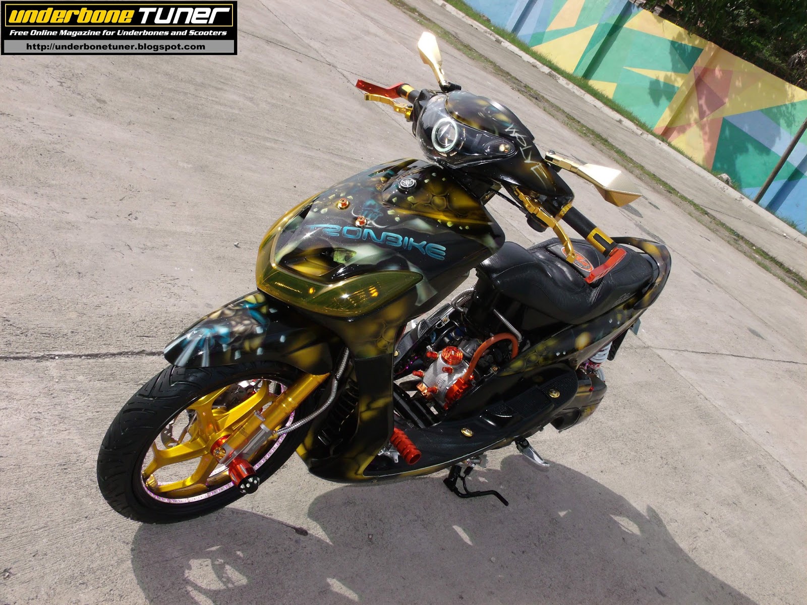 underbone tuner: Weapon-X : Wolverine Yamaha MIO Show Bike by Tron Bike ...