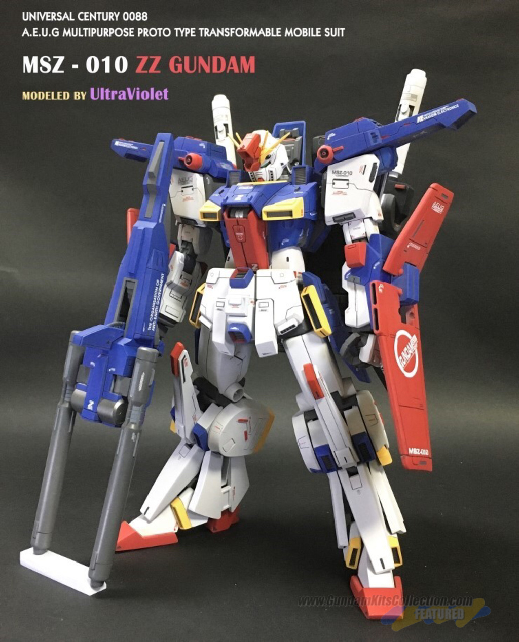 Custom Build: MG 1/100 ZZ Gundam [Detailed]