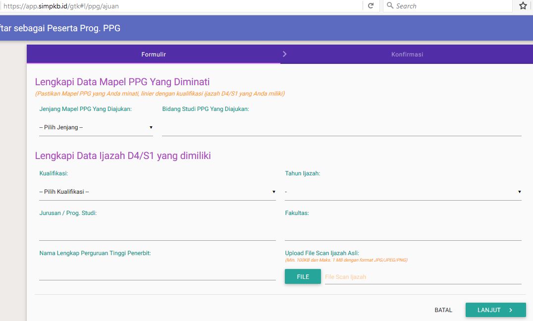 Cara Mendaftar PPG Dalam Jabatan - Info Ketenagaan