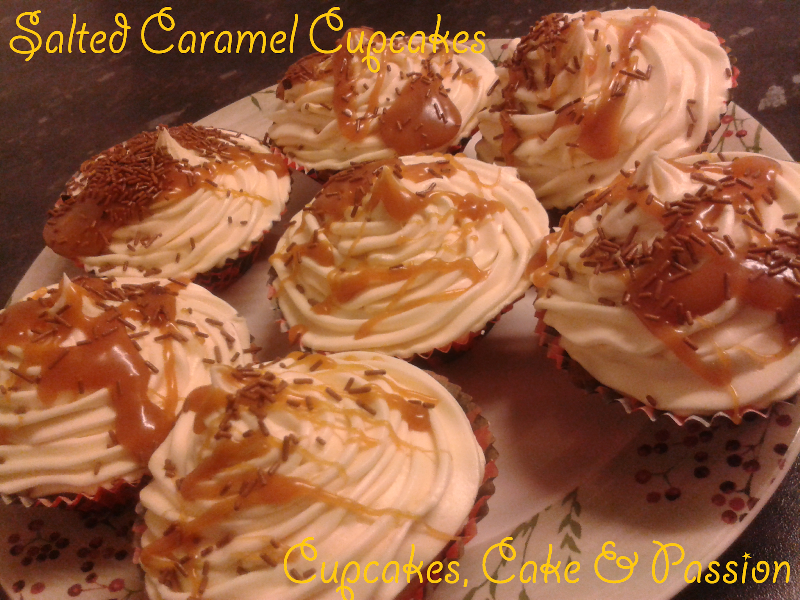 Cupcakes, Cake and Passion: Salted Caramel Cupcakes and My 'Primrose ...