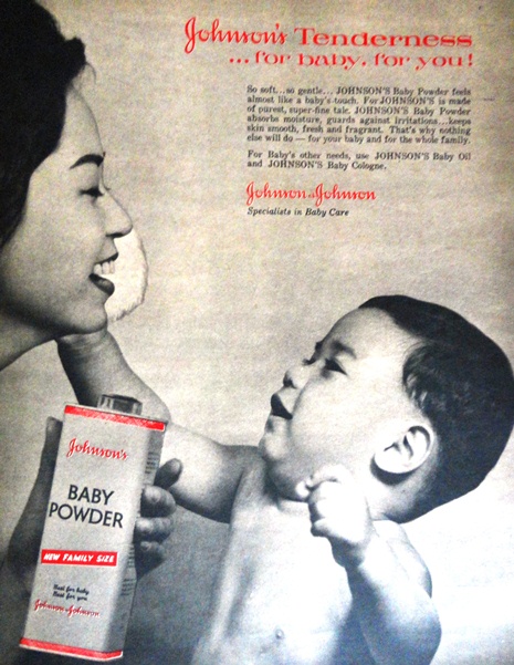 ISA MUNANG PATALASTAS: 140. JOHNSON’S BABY POWDER. Early Ads, 1953-1971