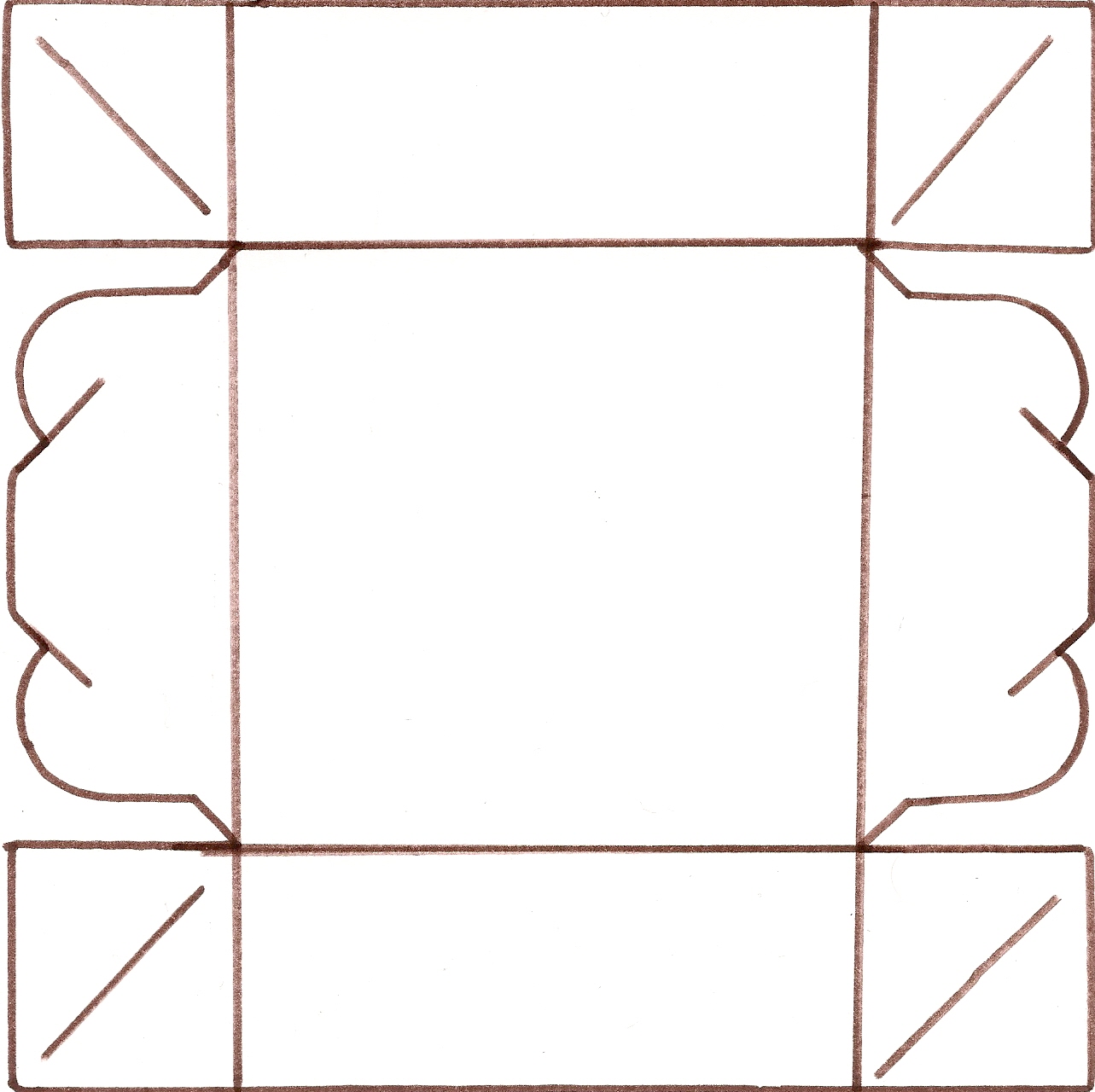 Ateliê da Sandrynnha: Moldes de caixas