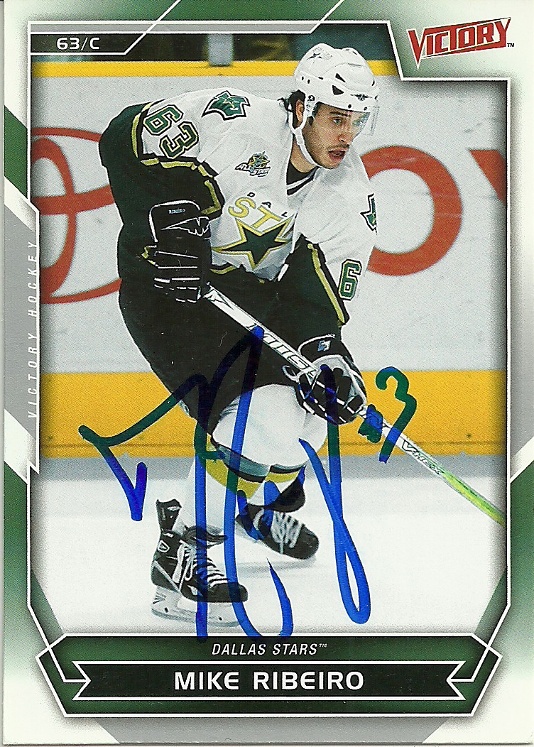 Hell's Valuable Collectibles: Mike Ribeiro Autographed Card