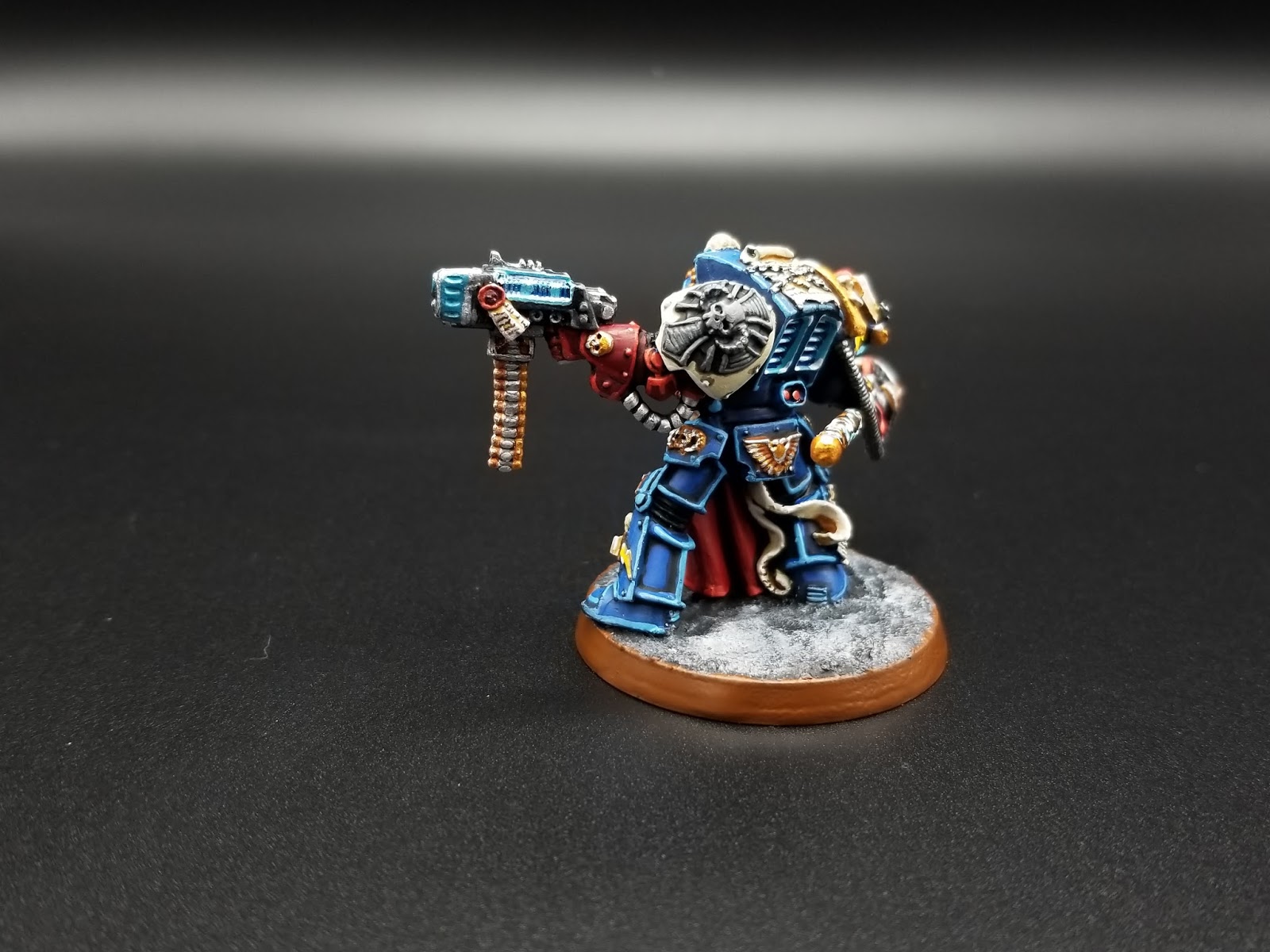 Tigurius's Omnis Arcanum Models: Blood Raven Librarian in Terminator Armor