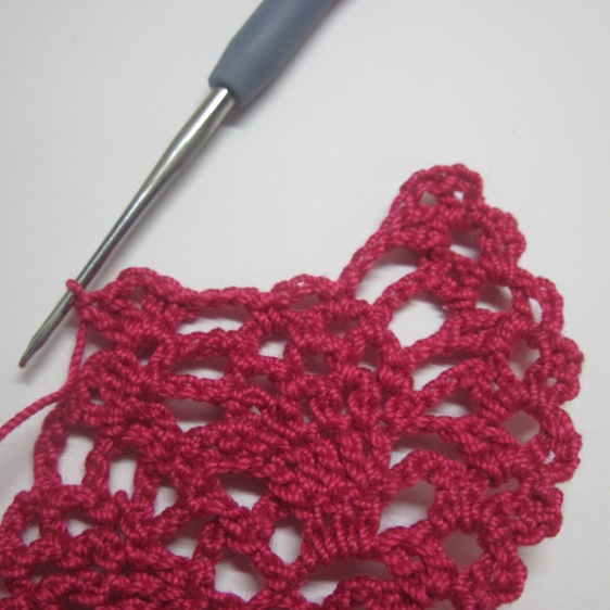 Tina's handicraft : Crocheted Heart Application