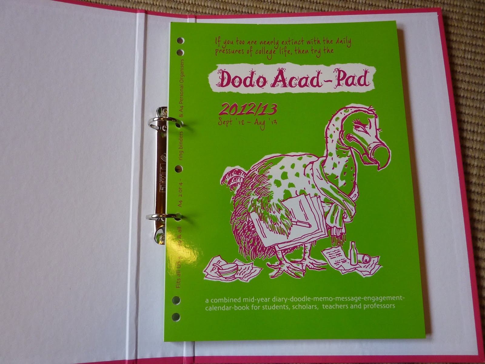 Plannerisms: Dodo Pad Universal Acad-Pad and Dodo Pad looseleaf diaries
