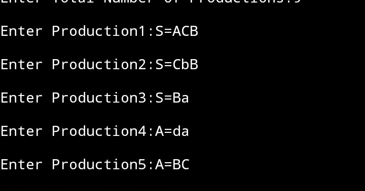 Rare Programming Codes Grammar First Function In Compiler