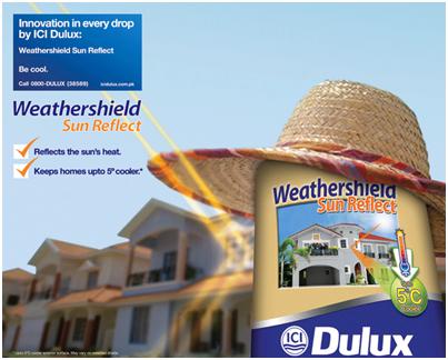 Advertising in Pakistan: ICI Dulux Weathershield | Reflect the Sun's ...