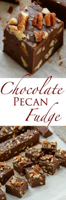 5 Minute Chocolate Pecan Fudge