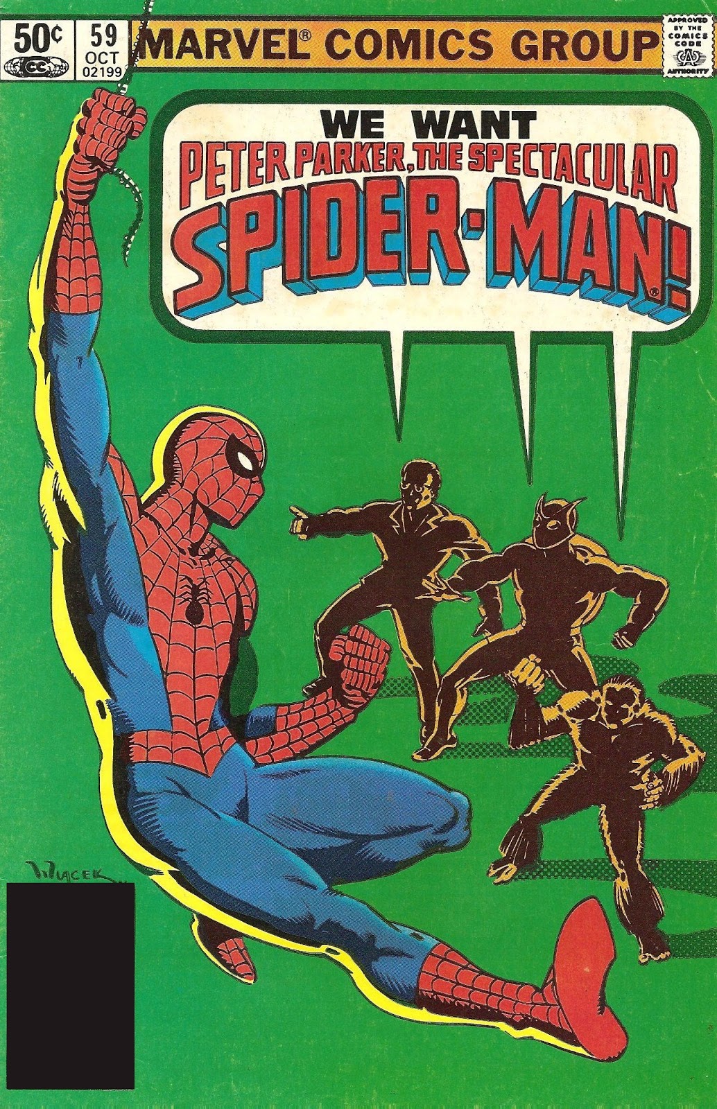 Marvel Comics of the 1980s: 1981 - Anatomy of a Cover - Spectacular ...