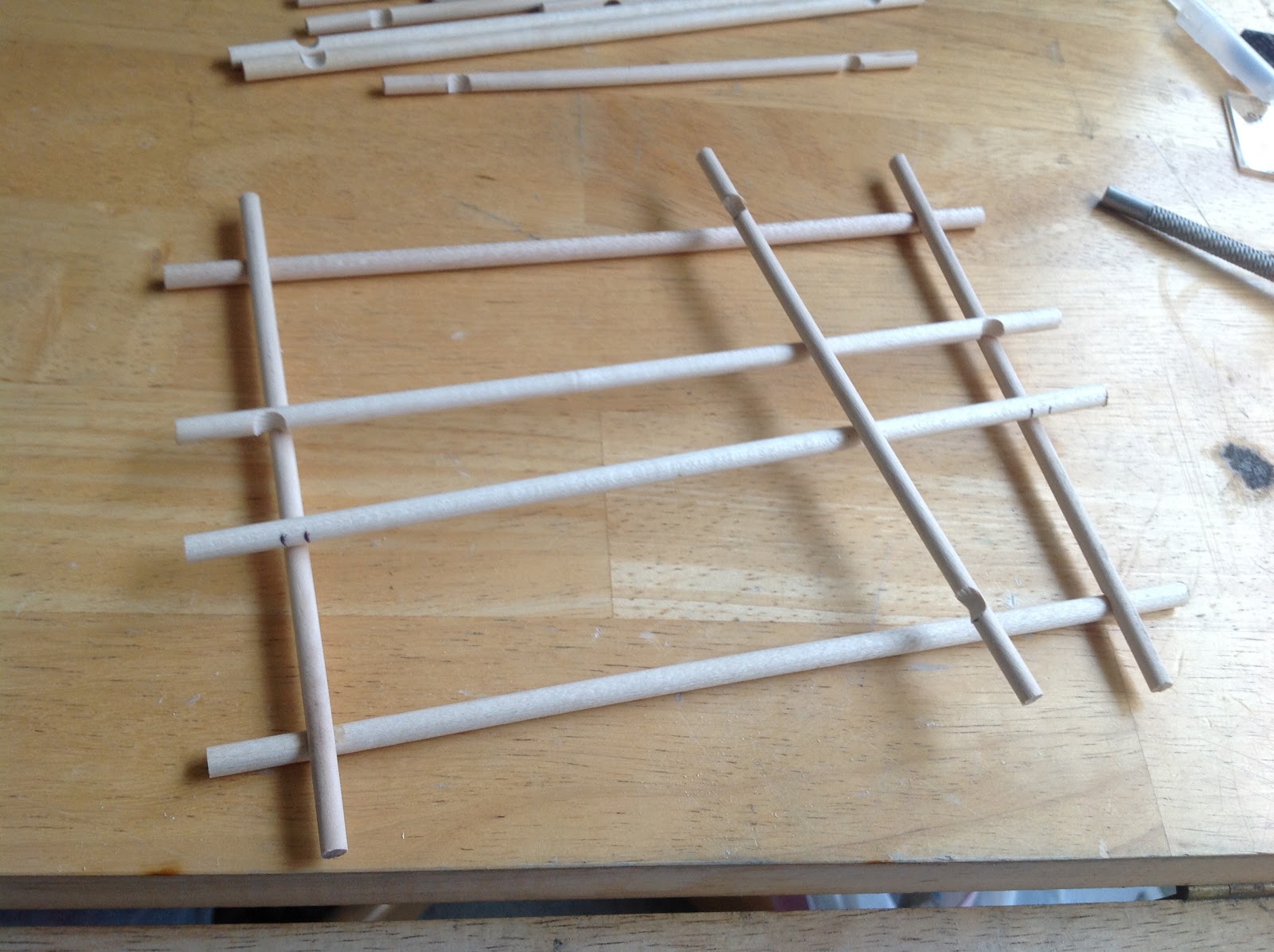 DIY Scale Models: Day 1: Scale wooden log cabin project