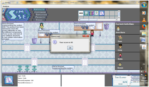 SimSE Rapid Prototyping Game | Novi Gosal