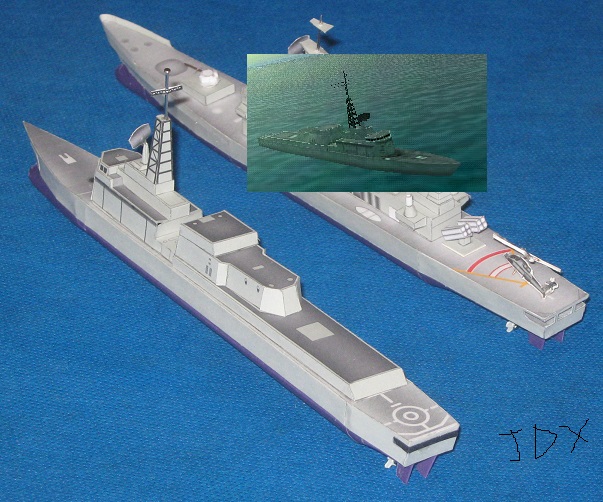 Ace Combat Model - Drawings: George Leygues class frigate