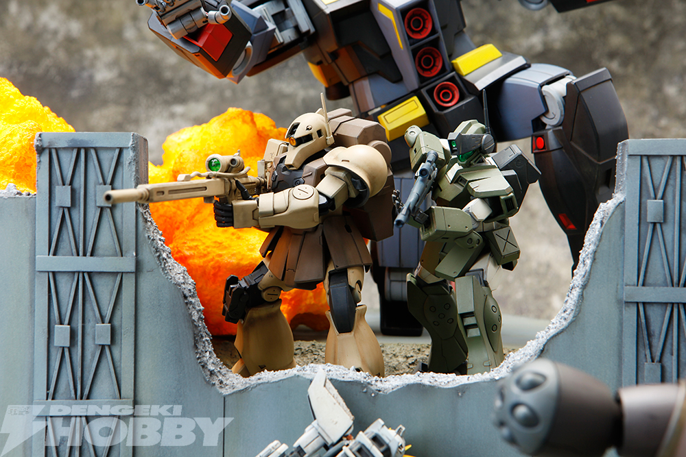 Gundam Diorama Front Poster GunPla Version