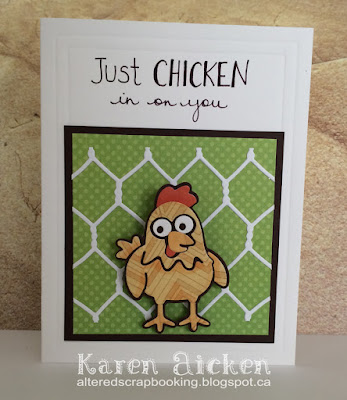 Altered Scrapbooking: Just Chicken In On You