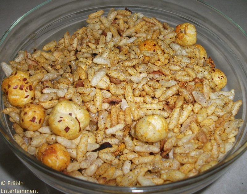 Edible Entertainment: Spicy Puffed Rice