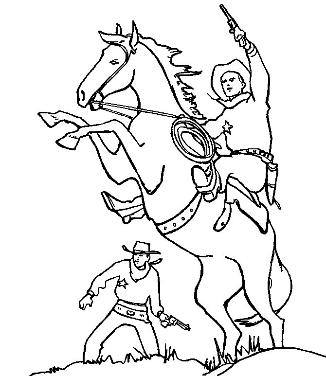 Rodeo Coloring Pages
