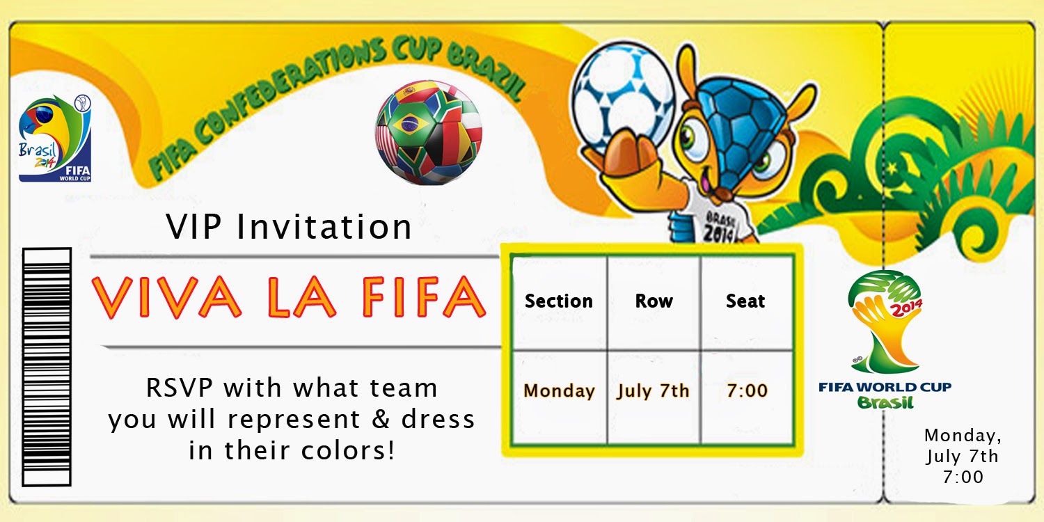 Invite and Delight: World Cup Party: Viva La FIFA