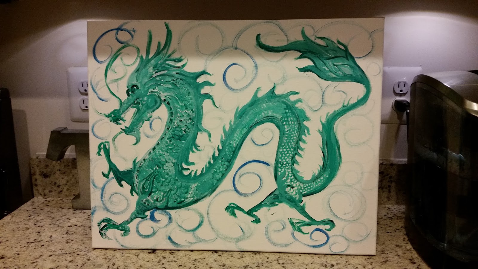Jade Dragon Painting No.30