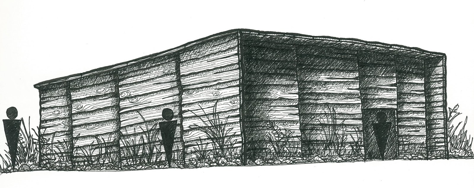 Urban Sketchers Washington DC: Makah Tribe Long House