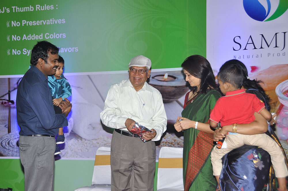 SAMJ's Natural Products Launch By Akkineni Amala