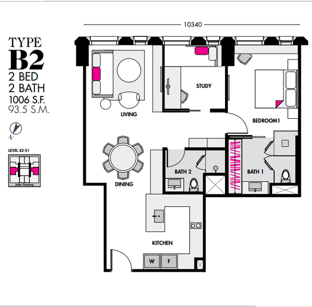 The Residences Tropicana Floor Plan