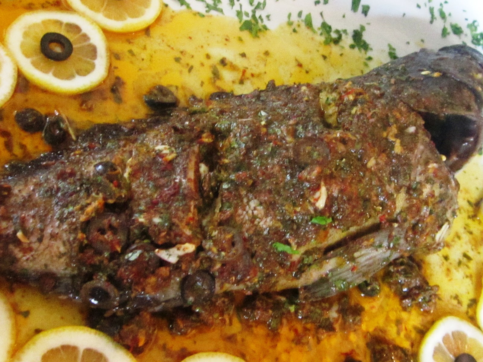 Fried Chicken for the Soul.: Baked Lapu-Lapu with Chermoula by 'Let's ...