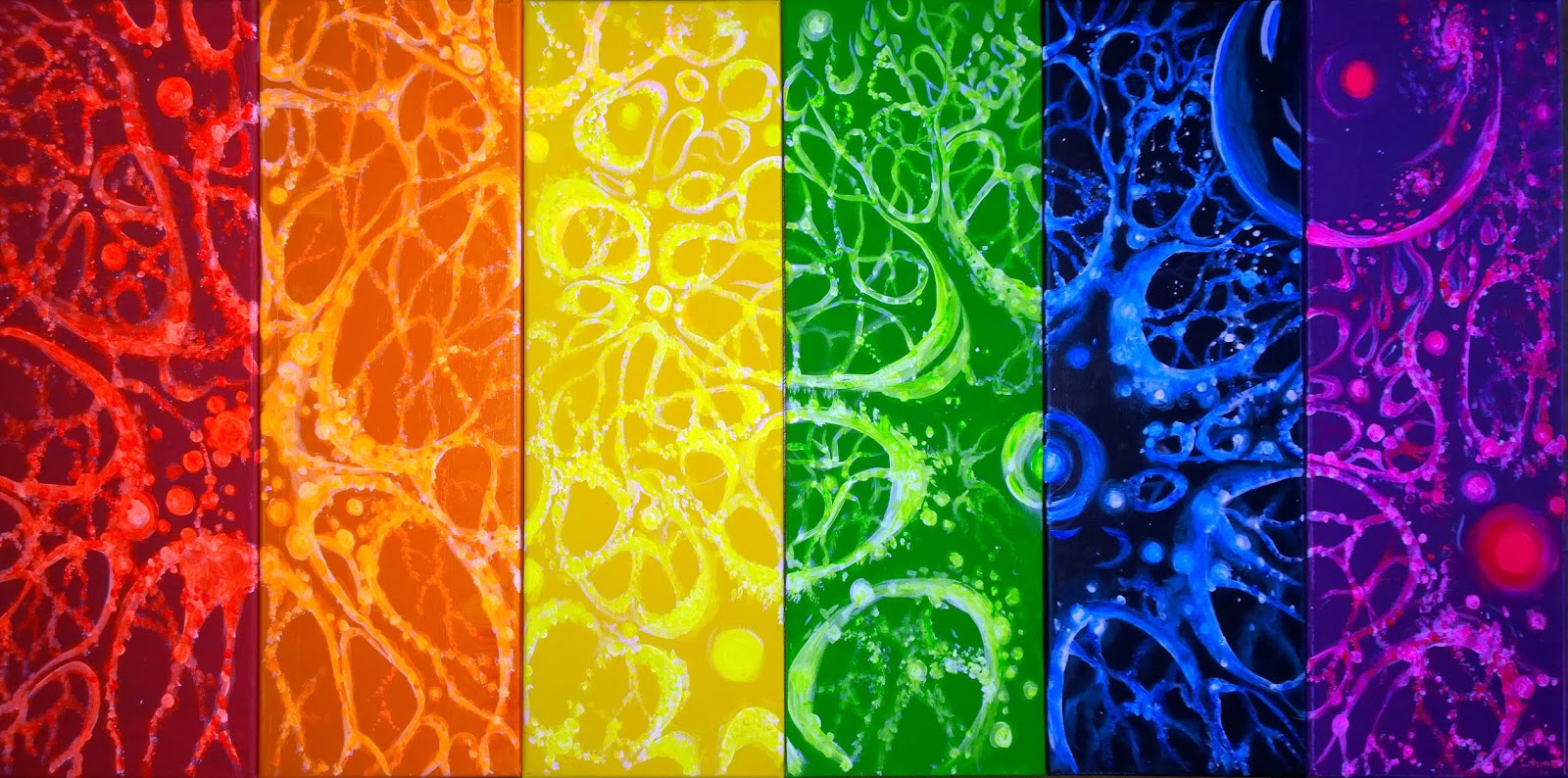 ♥*CORinAZONe ART- The art of Corina Chirila*♥*:...: Rainbow neural ...