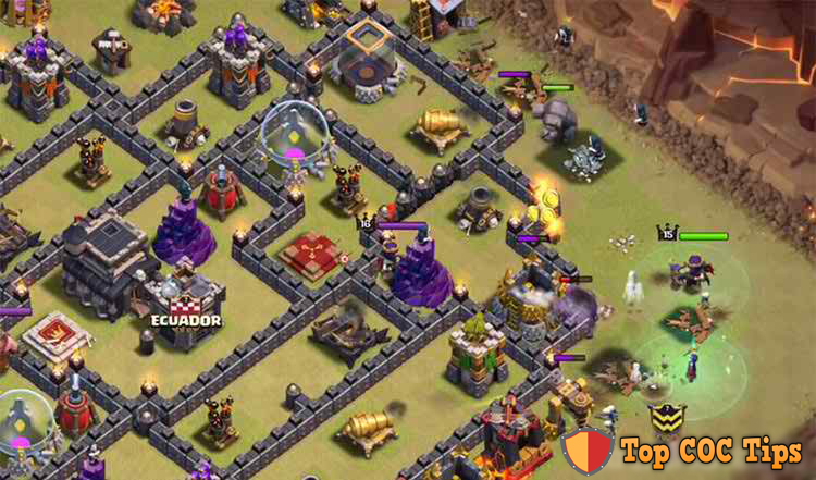 Clash of Clans Gems: Best clan war attack strategy for early TH 9 players.