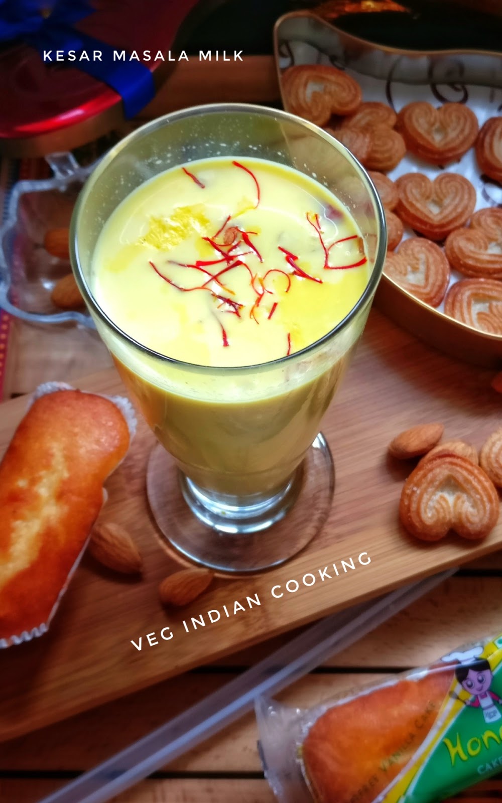 Veg Indian Cooking: Kesar Masala Milk