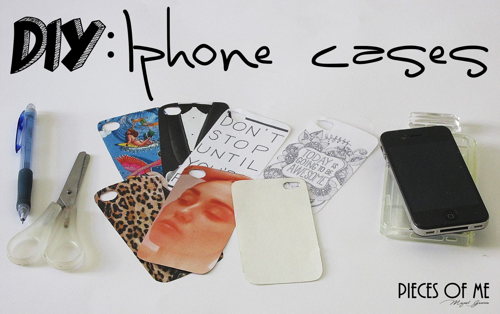 DIY Iphone (paper) Cases - Pieces Of Me