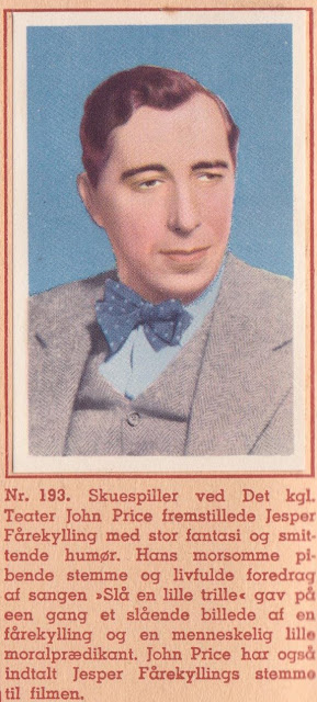 MED DANSK TALE: PINOCCHIO: John Price i Richs' samlealbum (1949)