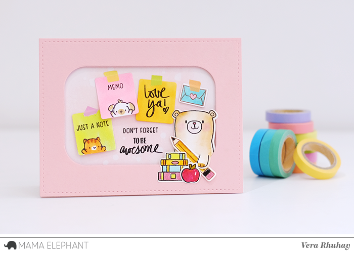 moccavanila by vera rhuhay: ME | STICKY NOTES STAMP HIGHLIGHTS