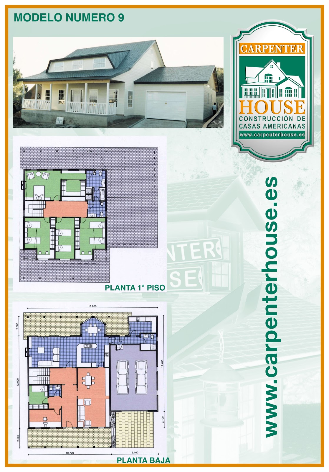 Carpenter House, Plano casa nº 9 - CarpenterHouse.es