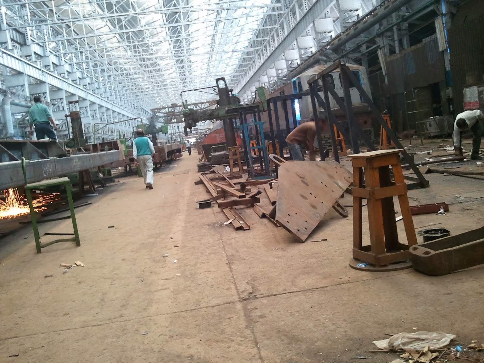 On top of the world! In the world’s largest Locomotive factory once ...