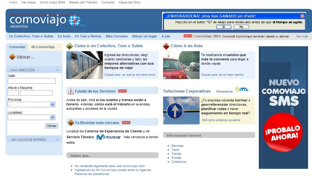 Informática y Tecnología: COMO VIAJO DESDE… HASTA…