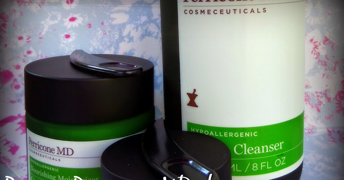 Review: Perricone MD Hypoallergenic Skincare. Cleanser, Moisturizer and ...