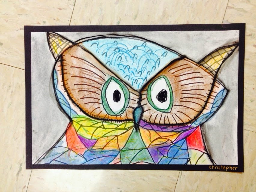 WHAT'S HAPPENING IN THE ART ROOM??: 4th Grade Owls