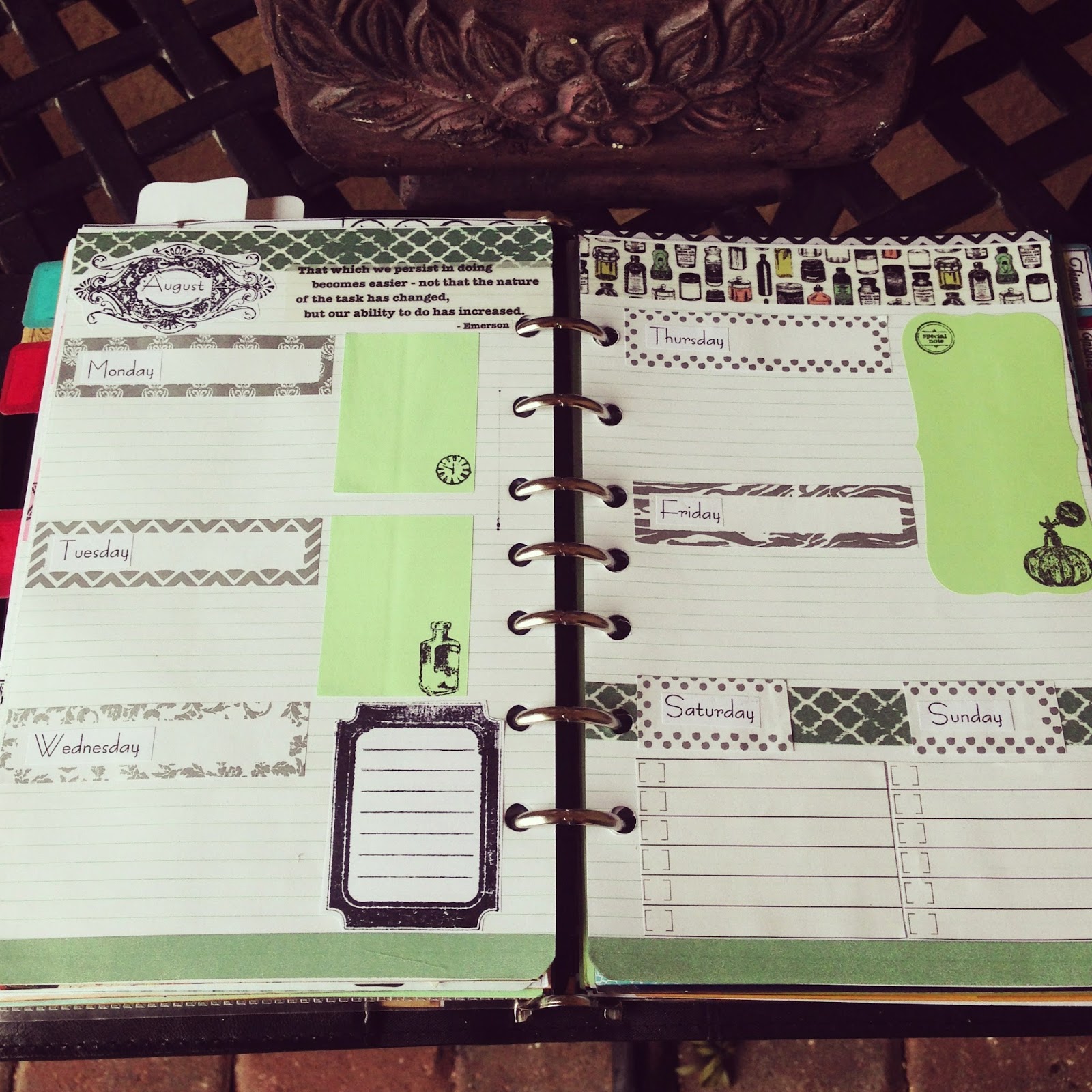 Craft Room Secrets: New series: Filofax decorated pages
