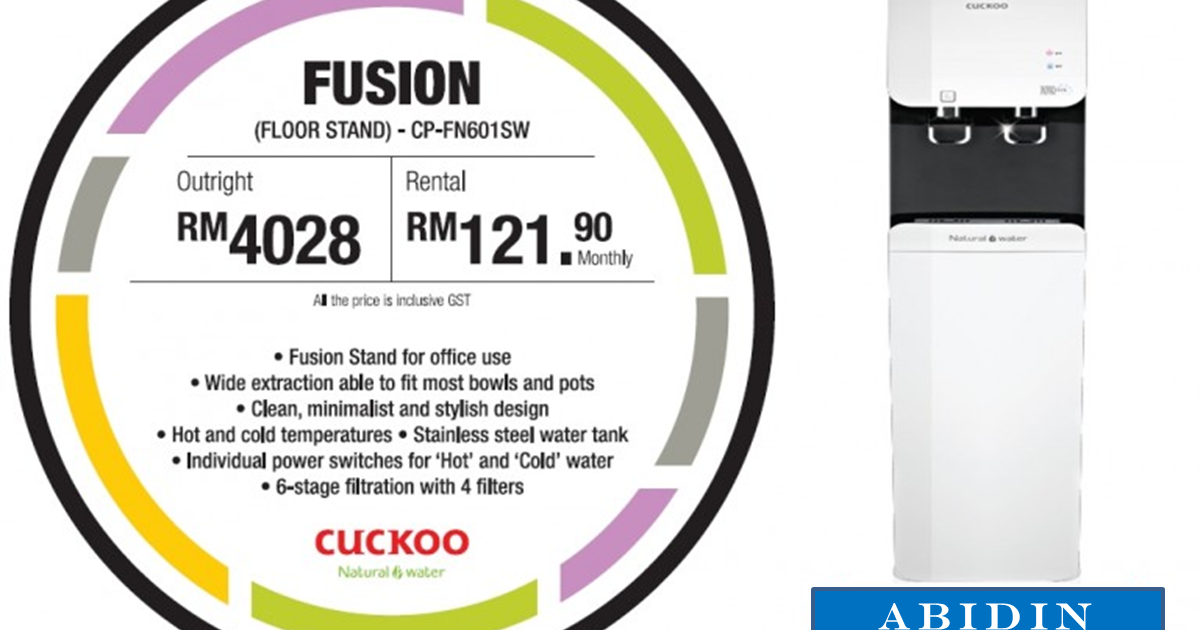 REBUT PELUANG MAMPU MILIK BERSAMA CUCKOO: CUCKOO FUSION STAND