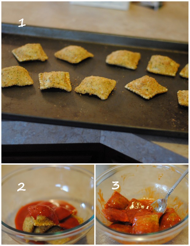 Life with the Little R's: Buffalo Toasted Ravioli