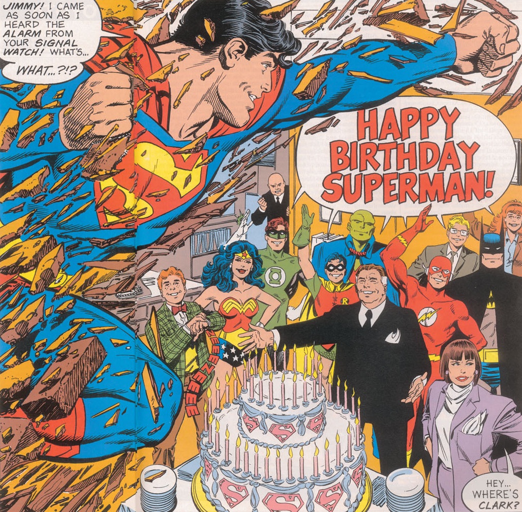 DC Comics of the 1980s: Man of Steel Week - 1988 - Superman Celebrates ...