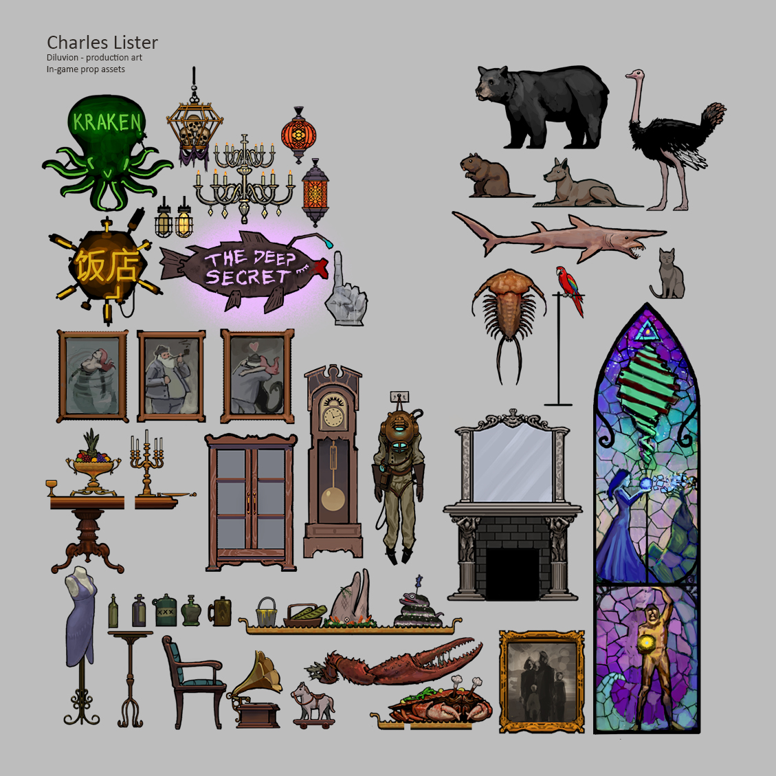 Charles Lister Art: Concept Art